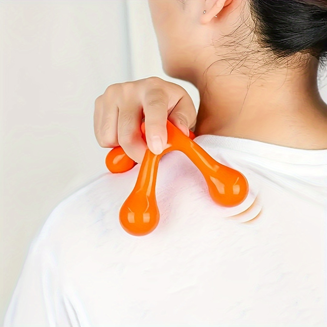 1pc Handheld Deep Tissue ger Manual Pressure Point ge Tool Easy To With Knob Can Provide Gentle Pressure Point