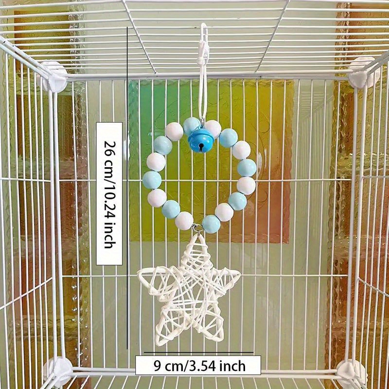 Bird Toy Parrot Toys Vine Ball Paper Silk - Temu United