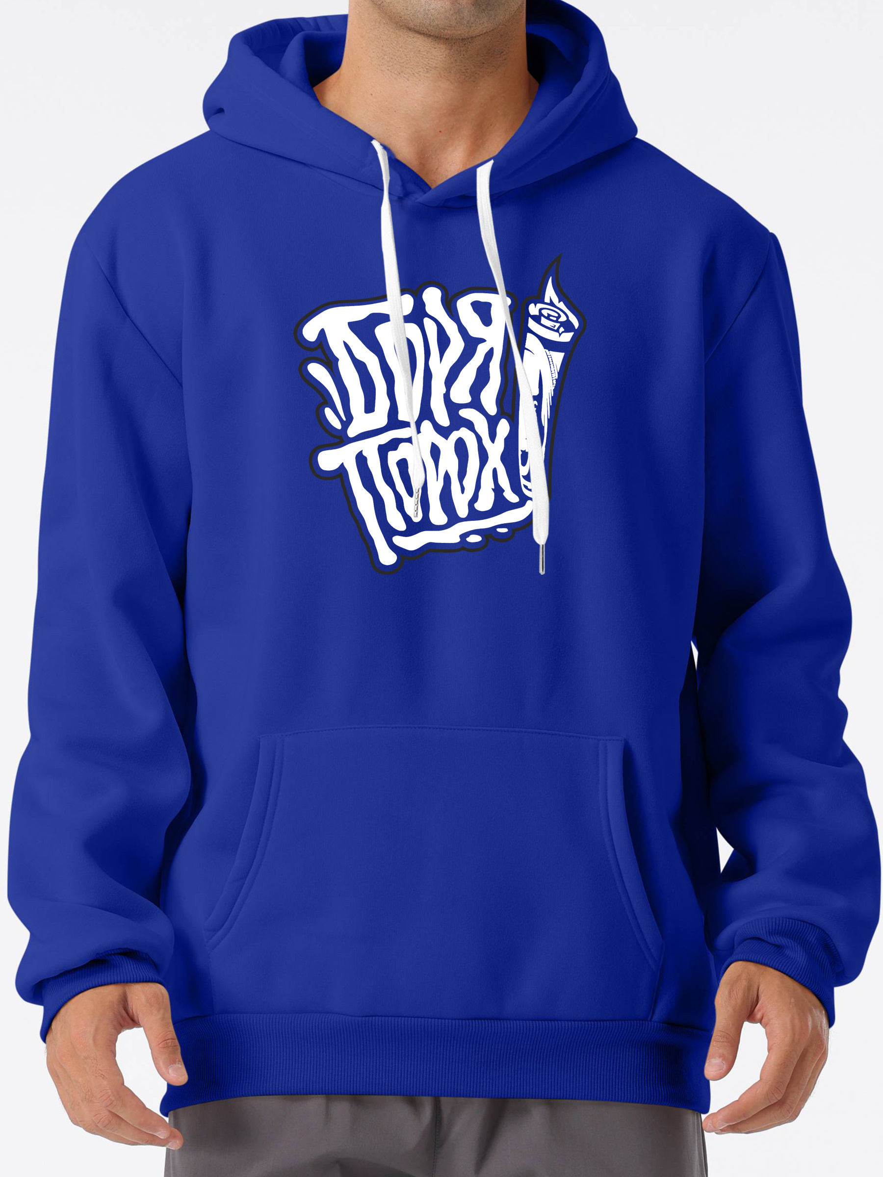 Graffiti Letters Paper Roll Graphic Print Sweatshirt - Temu Australia