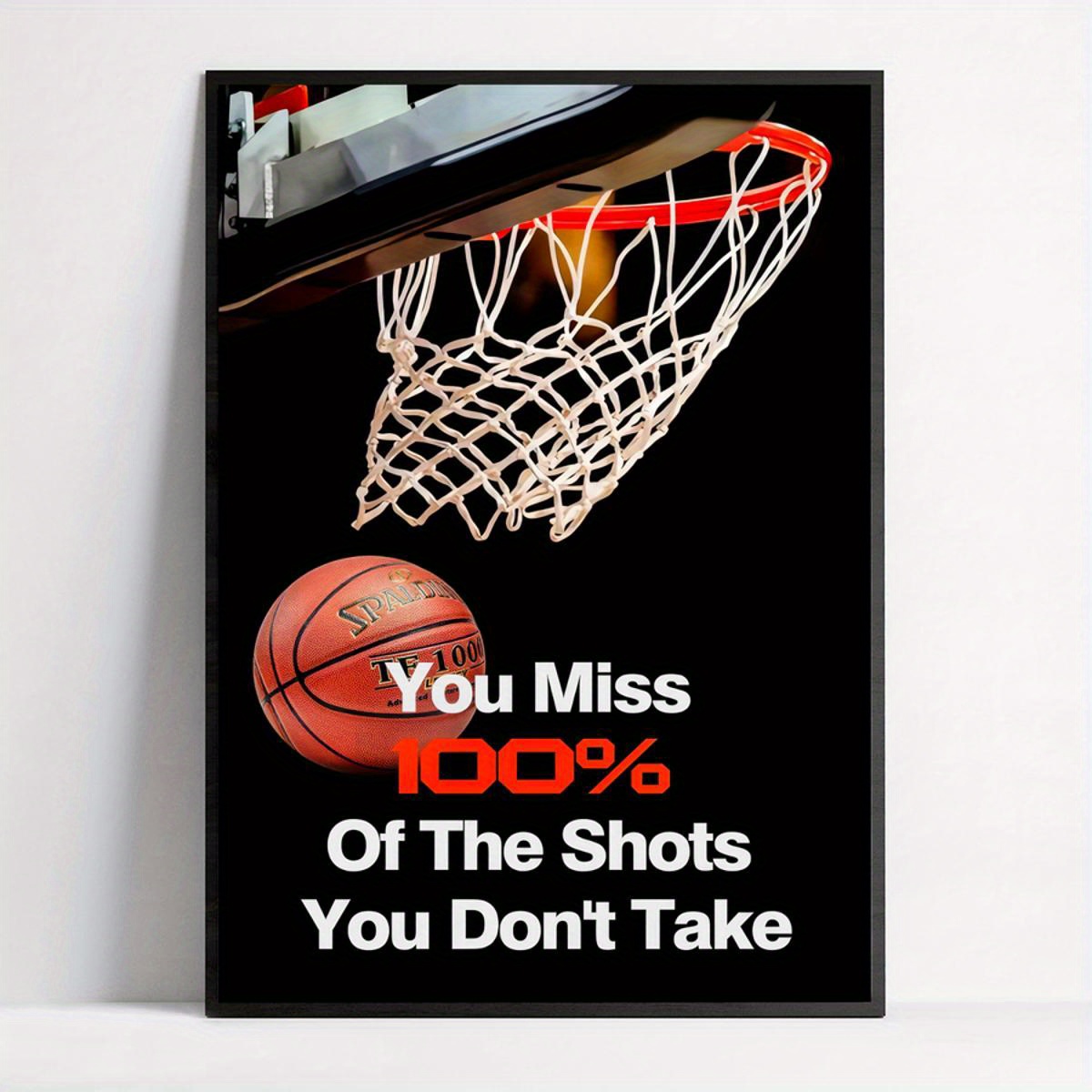 Unframed Canvas Poster Modern Art Basketball Inspirational - Temu