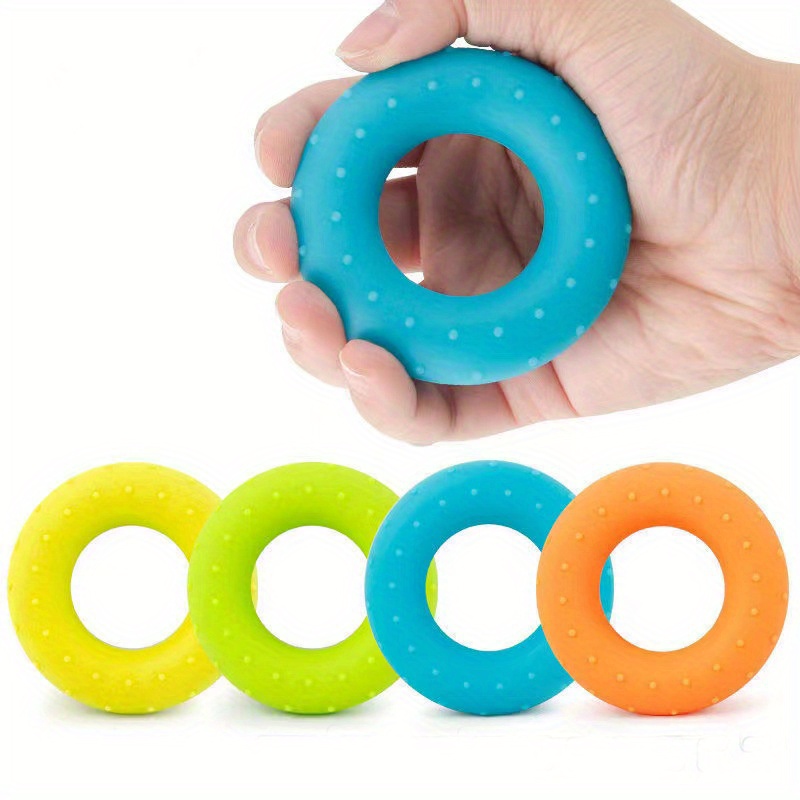Silicone Grip Trianer Rubber Hand Strength Training Ring - Temu South ...