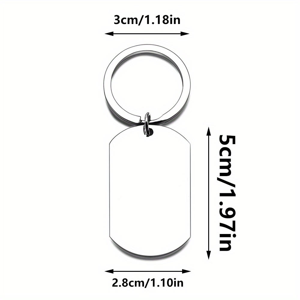 1pc Steel Keychain For Son - Jewelry & Accessories - Temu United Arab ...