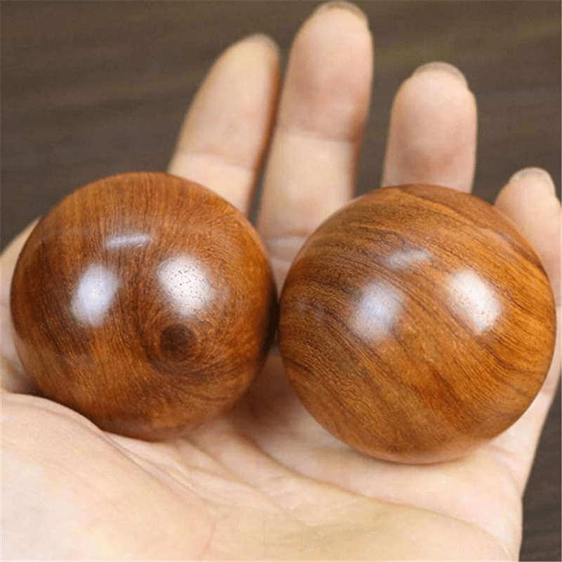 Therapy Exercise Ball Rosewood Ball Hand Finger Grip - Temu Philippines