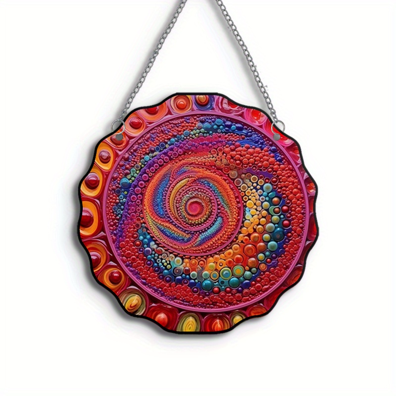 Colorful Pattern Window Hanging Decor Sun Catcher Office - Temu Portugal