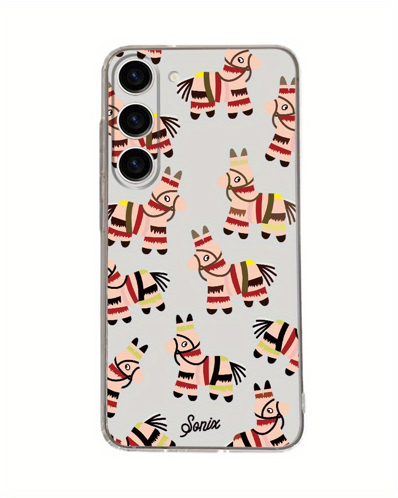 Luxury Shockproof Clear Pattern Lovely Horse Phone Case - Temu