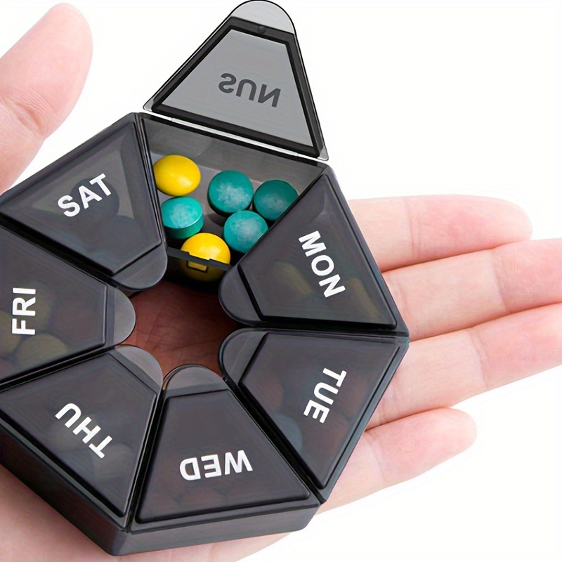 medicine storage box septilateral pp plastic pill box mini - Temu Canada