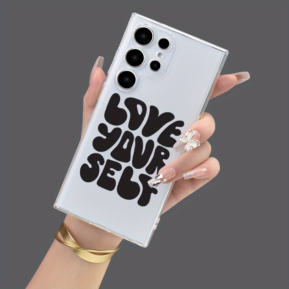 Love Pattern Liquid Silicone Phone Case Full Body Protection Temu