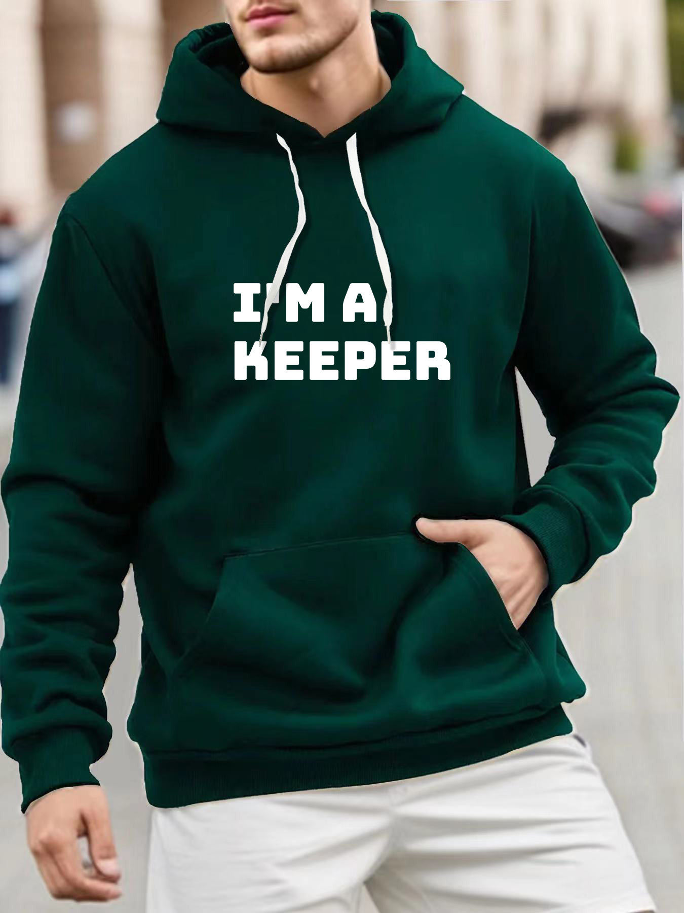 'm A Keeper Print Hoodie Cool Hoodies Men Men's Casual - Temu Australia