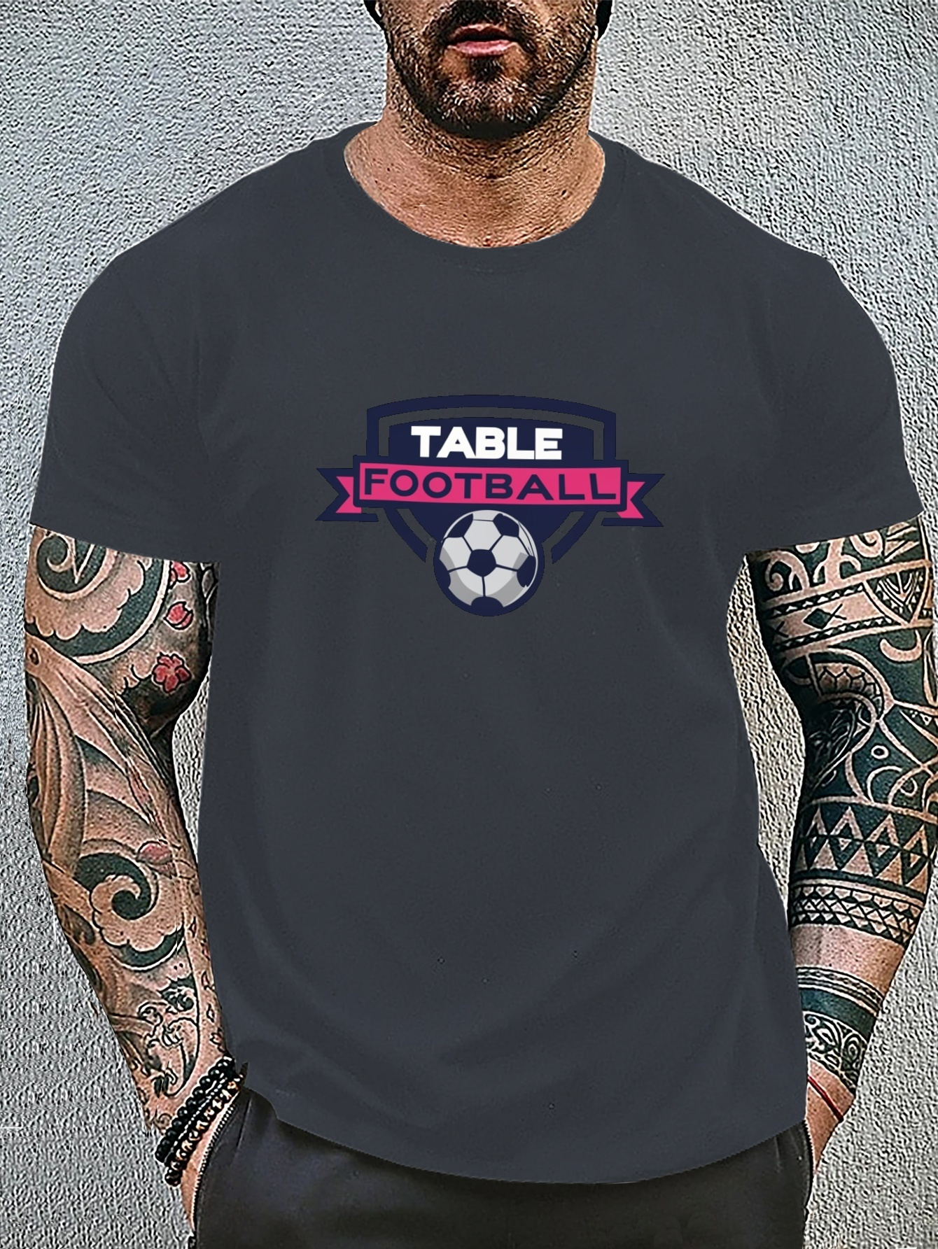 Football Print Men's Short Sleeve T shirts Comfy Casual - Temu Canada