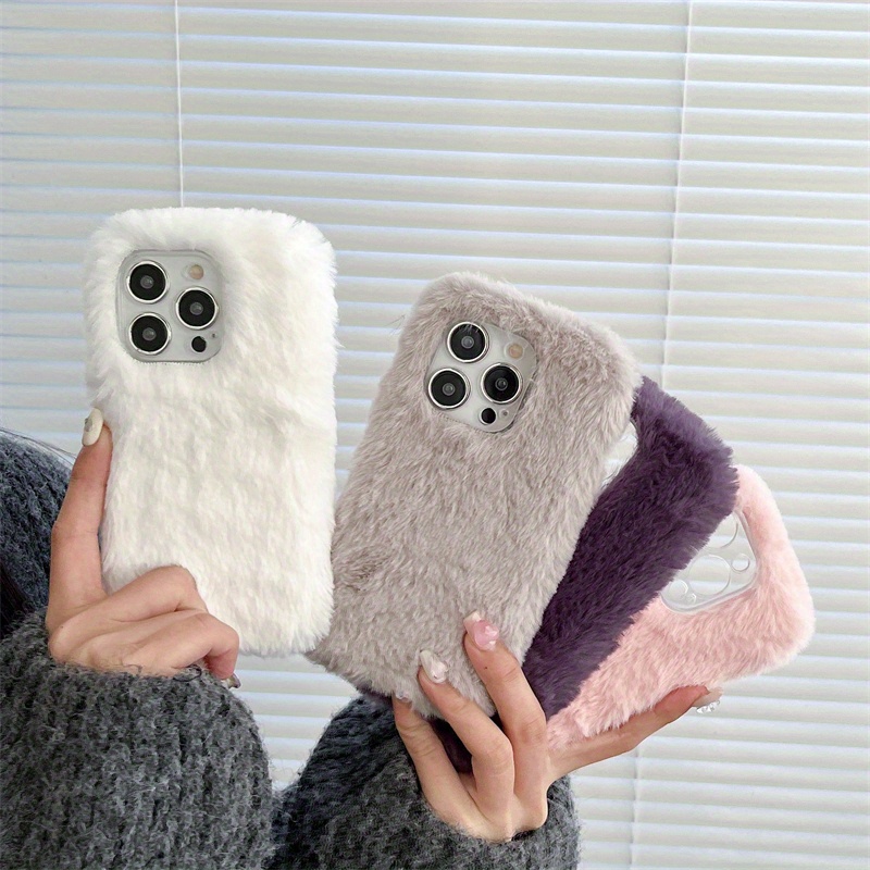 Plush Velvet Cute Iphone 15 14 Plus 13 Mini 12 11 Pro Max - Temu Canada