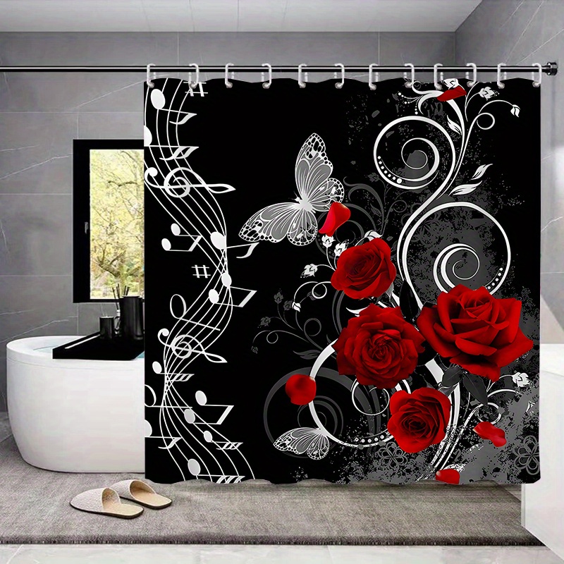 Pattern Shower Curtain Set - Temu South Africa