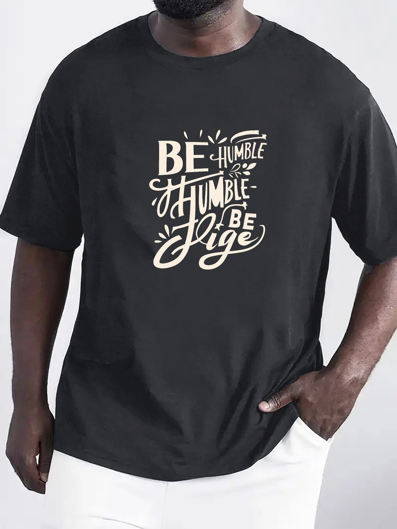 Humble Theme Print Tees Men Casual Crew Neck Short Sleeve T - Temu Canada