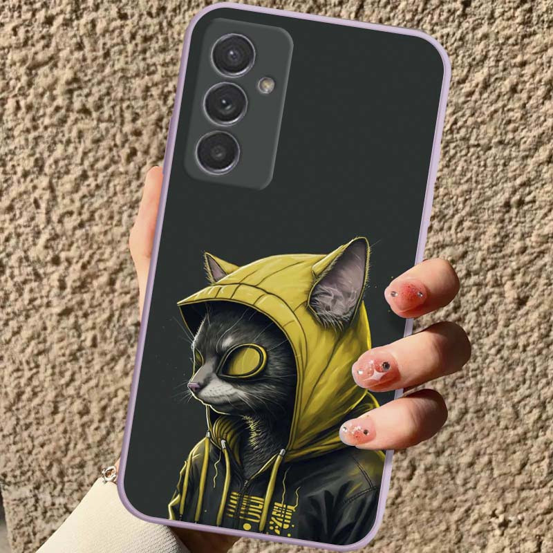 Handsome Cat Tpu Soft Matte Case Samsung S10 S20 S21 S22 - Temu Canada