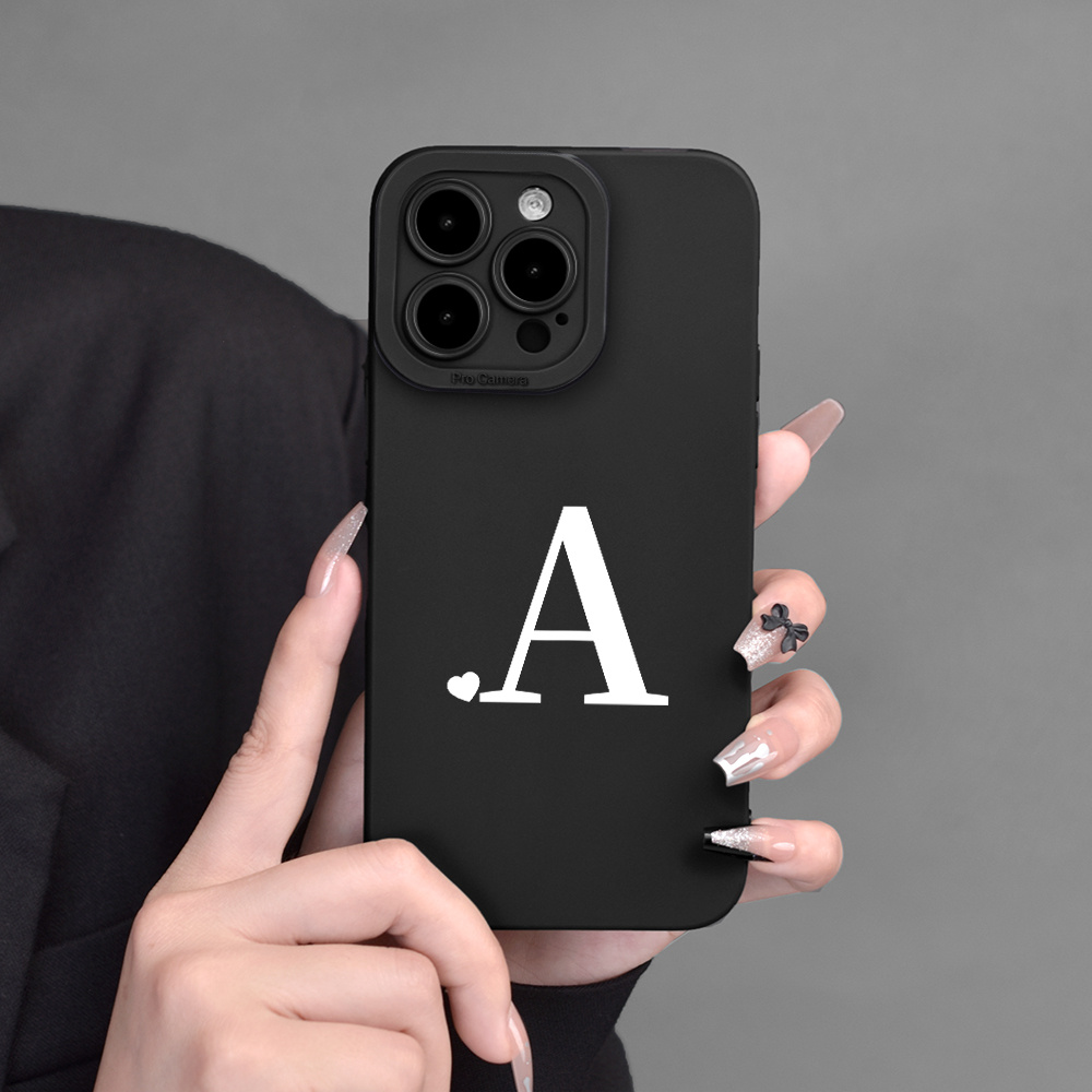 Letter Pattern Mobile Phone Case - Temu United Arab Emirates