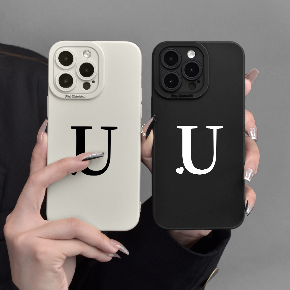 Letter Pattern Mobile Phone Case Full body Protection - Temu Philippines