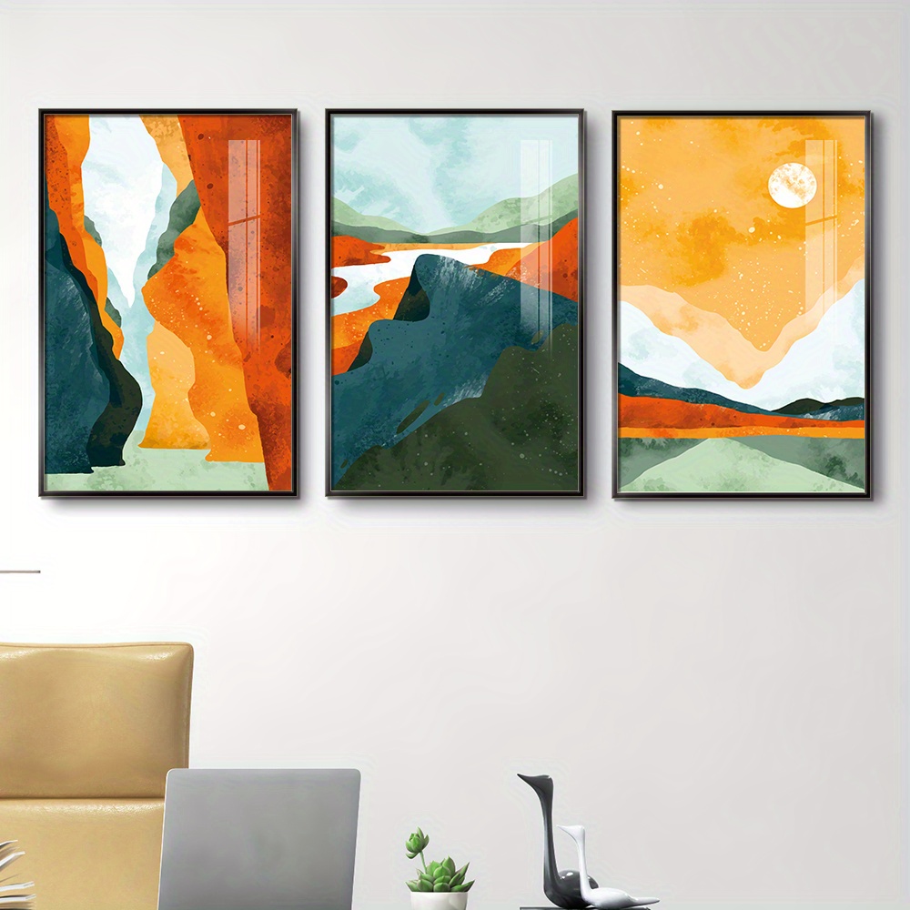 Bohemian Style Color Abstract Poster Printed Decorative - Temu Australia