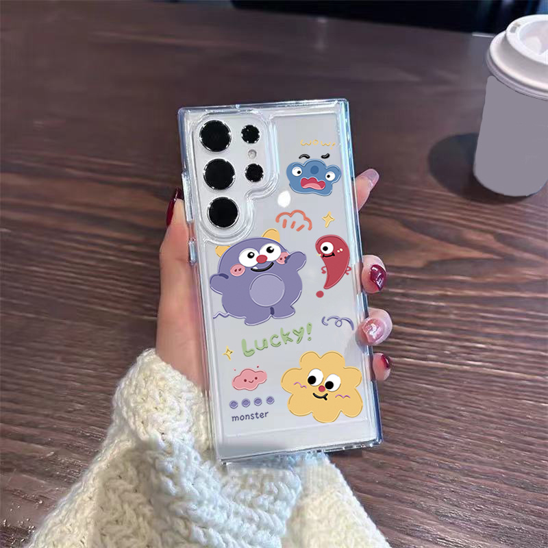 Funny Little Monster Painted Pattern Anti Drop Soft - Temu Canada