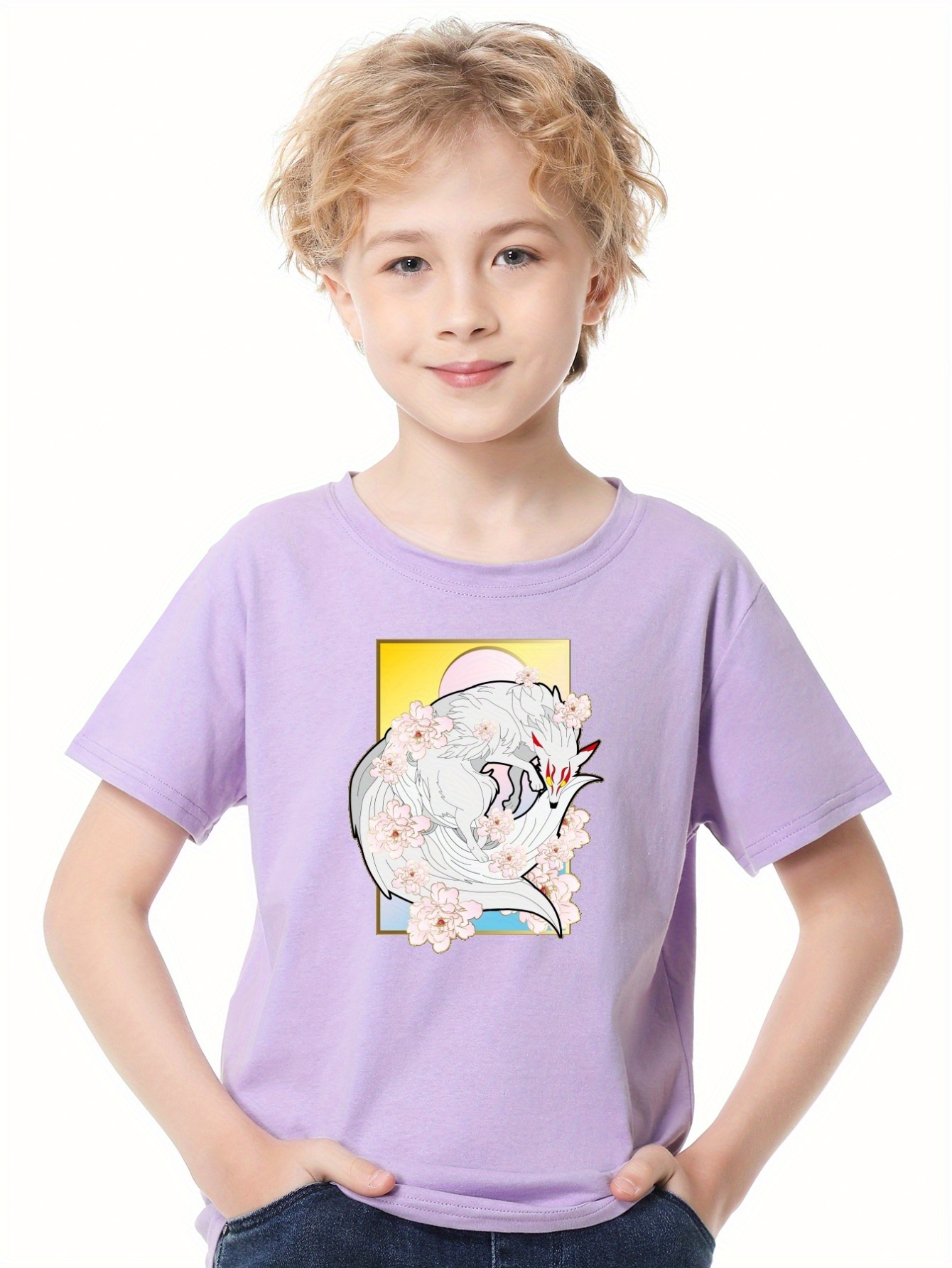 New Year Meaningful T shirt Anime Print Boys Cool - Temu Australia