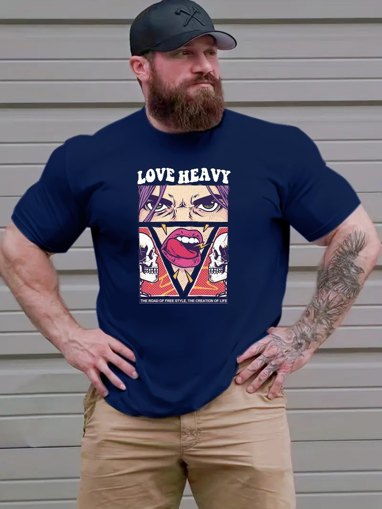 Plus Size Men's Anime Characters Graphic Print T shirt - Temu Canada