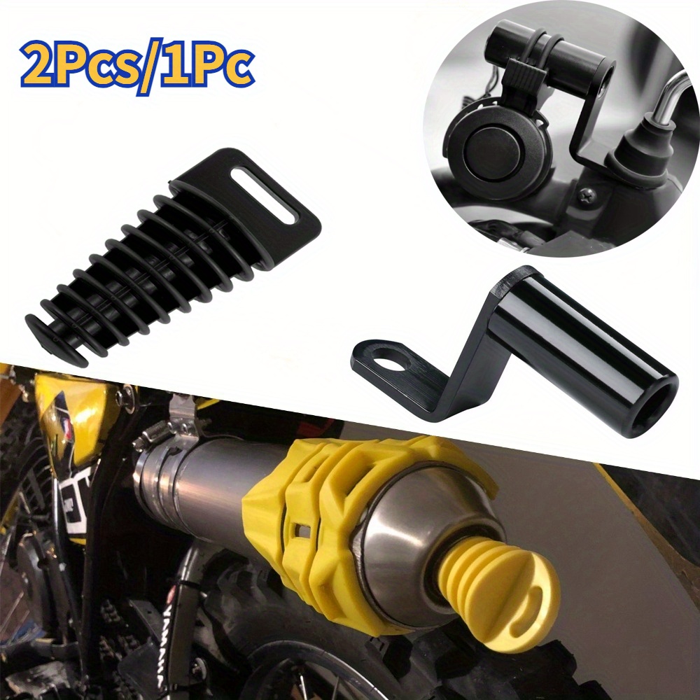 2cs Motorcycle Atv Exhaust Pipe Plug Tailpipe Pvc Air - Temu New Zealand