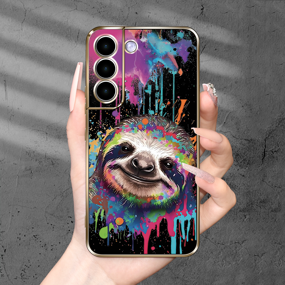 Funny Watercolor Ink Koala Print Electroplating New - Temu Australia