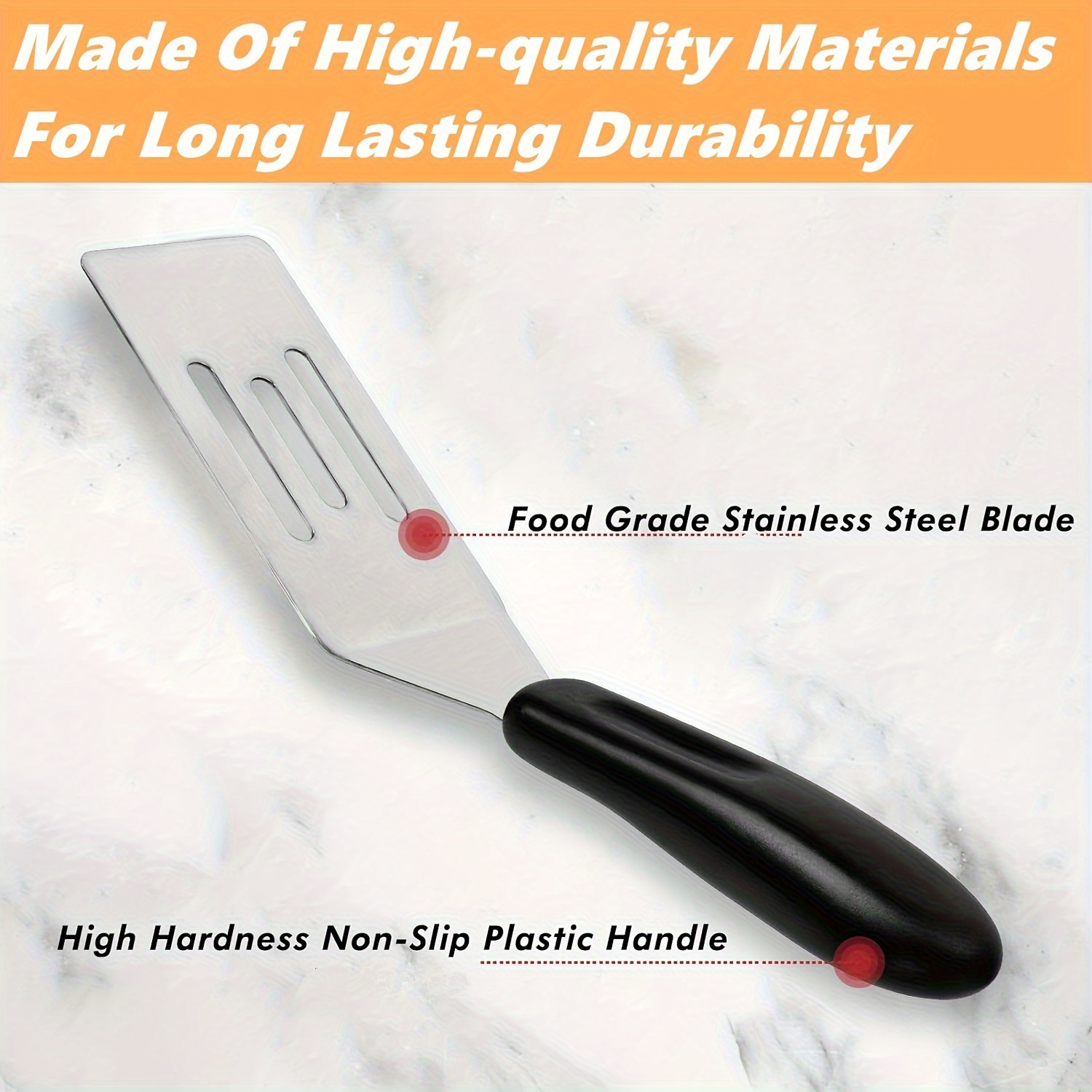 Small metal spatula wood handle store