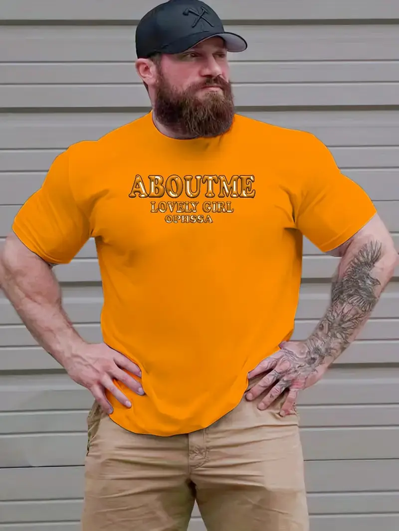 Plus Size Men's Casual T shirt Plus Size Men's Casual T shirt