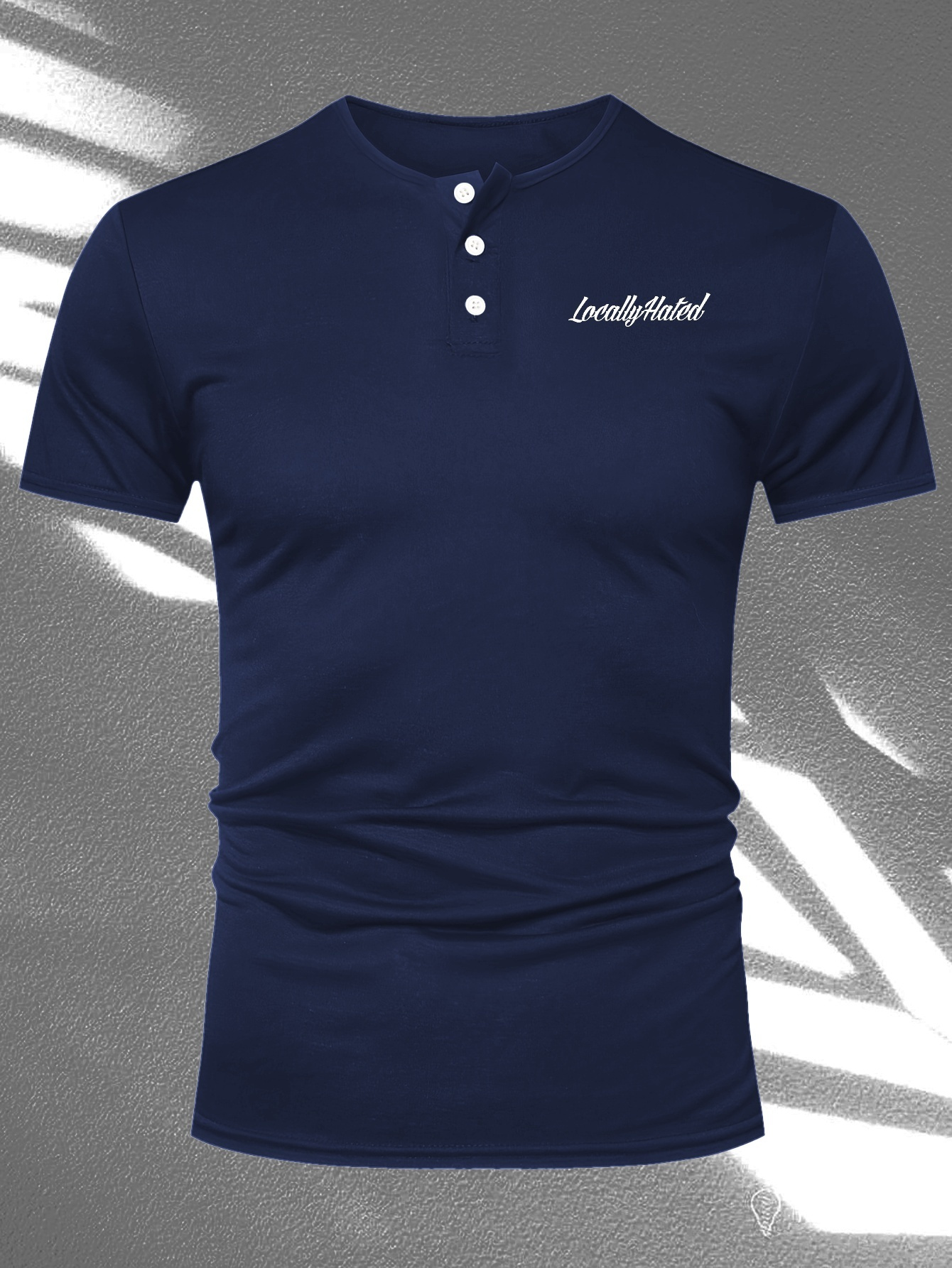 Plus Size Print Men's Solid Henley Shirts - Temu South Africa