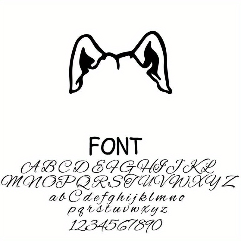 Customized Dog Name Necklace Dog Ears Necklace Christmas - Temu United ...