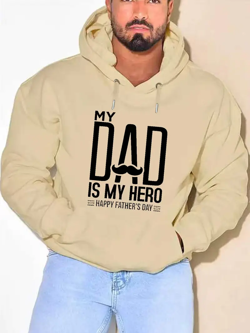 Plus Size Dad Print Hoodie Cool Hoodies Men Mens Casual Temu Portugal