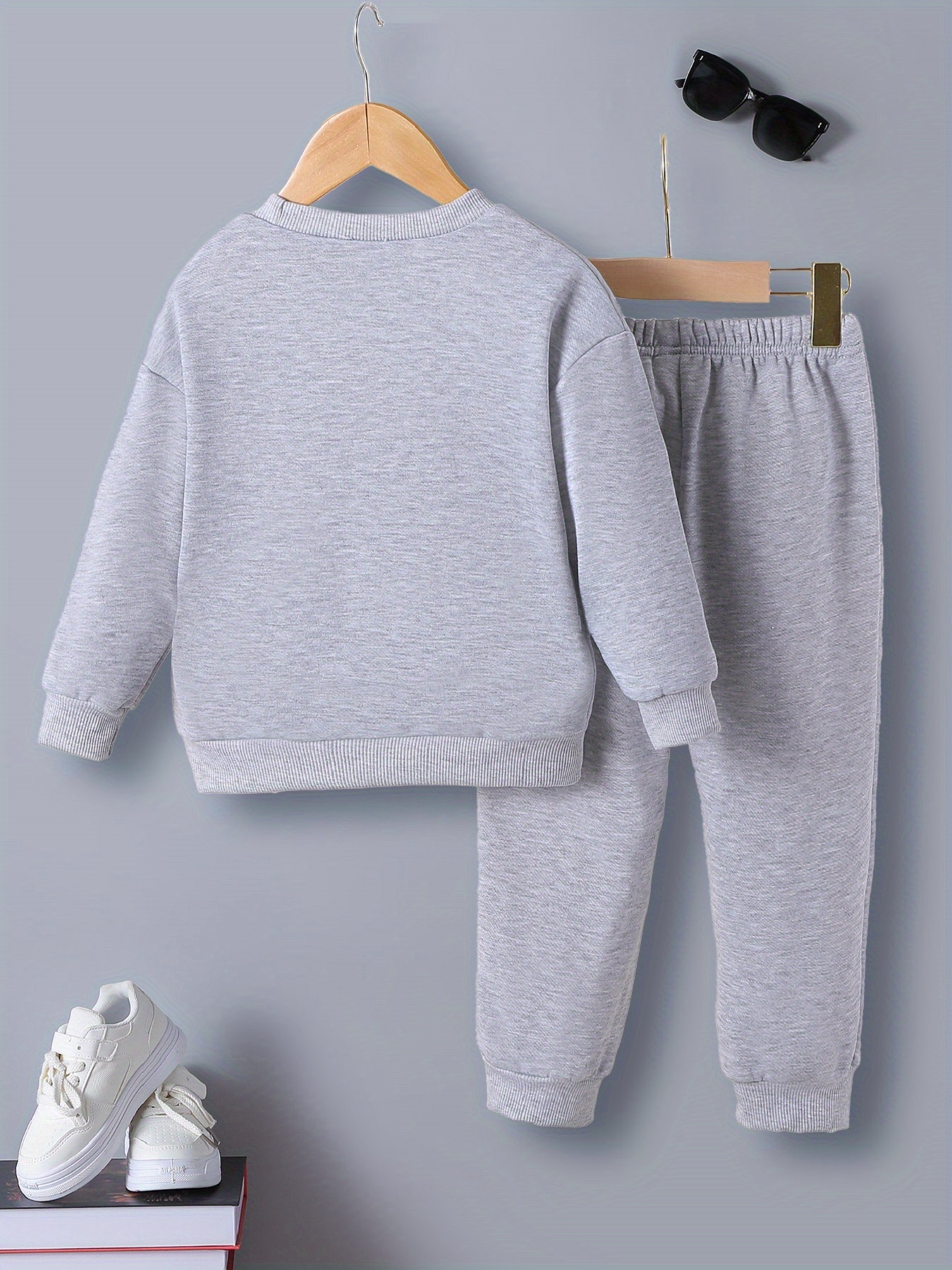 Easter Day Boys Outfit, Chicken & Tractor Print 2pcs Boy's Long Sleeve ...