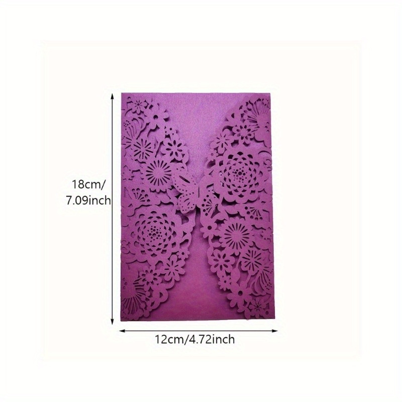 Invitation Set Envelope Cut Lace Quinceanera - Temu United