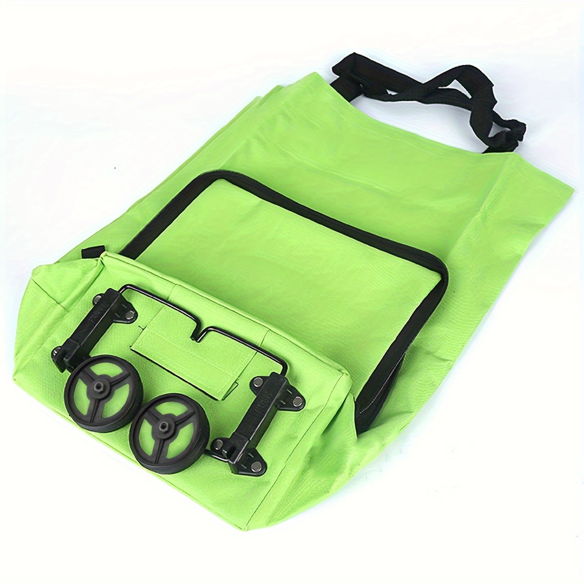 Portable Shopping Bag Wheels Foldable Shopping Cart In - Temu