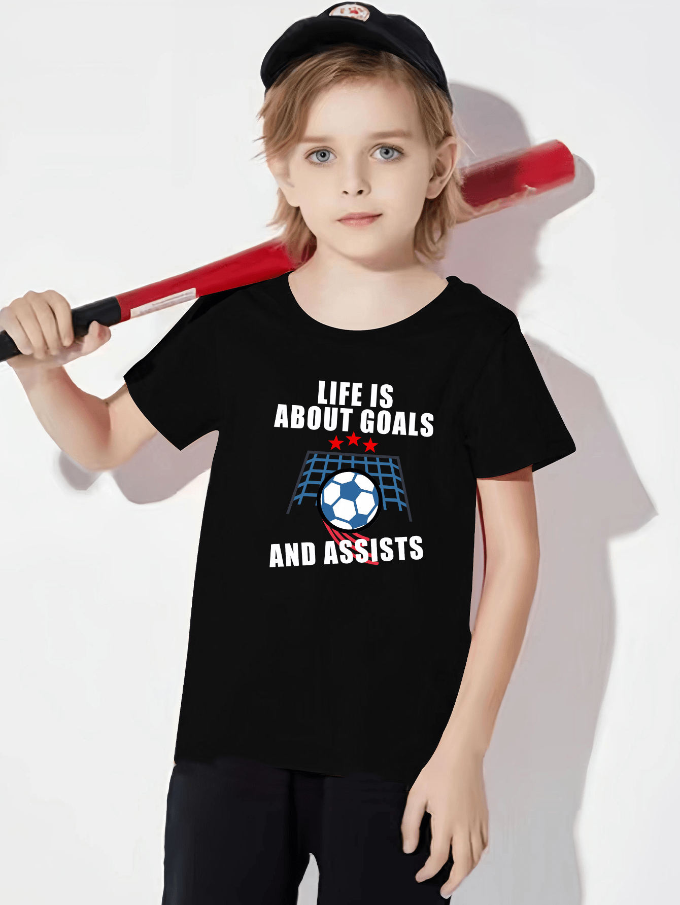 Trendy Creative Football Pattern T shirt Casual Comfortable - Temu Australia