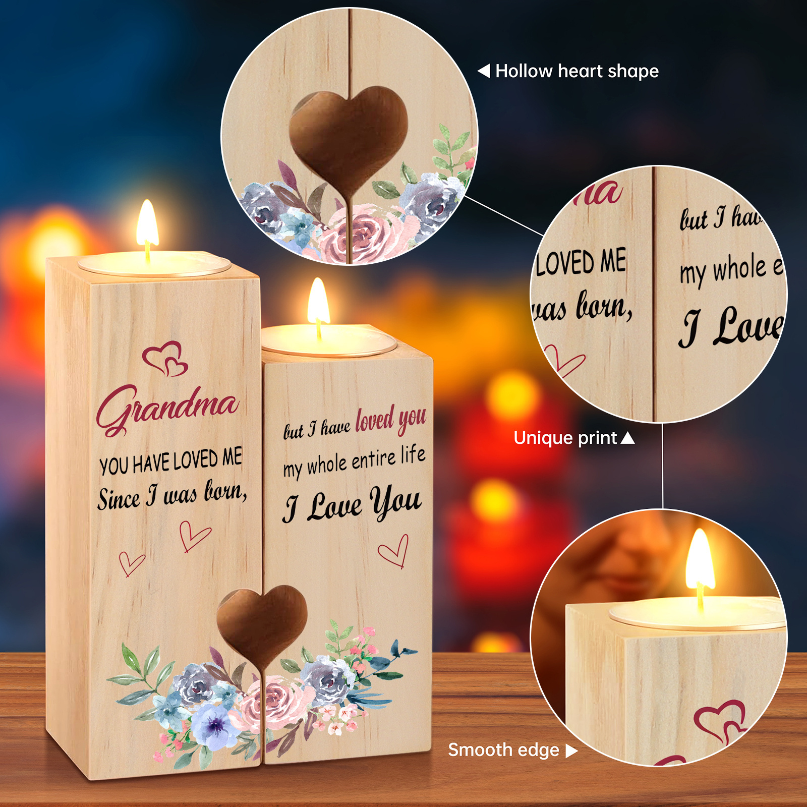 Candle Holder Gifts Women Favorite Grandma Anniversary Gift - Temu ...