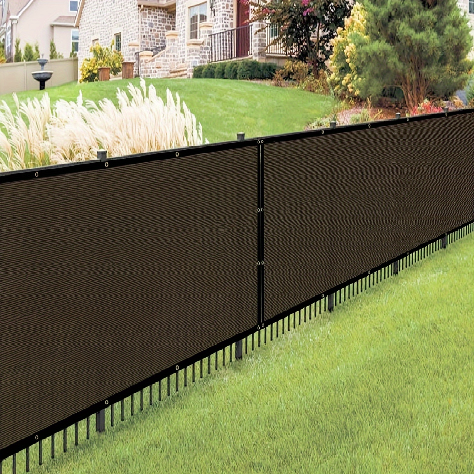 Outdoor Shade Sail Sun Shade Cloth Wind Blocker Privacy - Temu