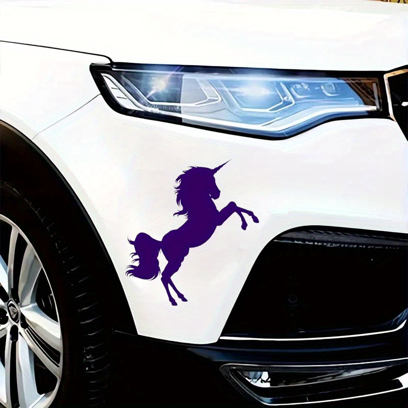 Creative Art Purple Unicorn Silhouette Vinyl Sticker Car - Temu New Zealand