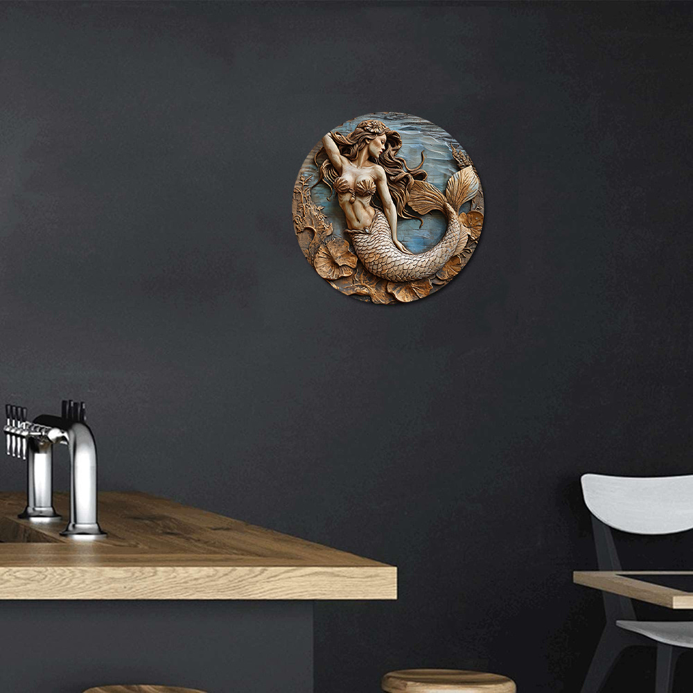 2d Spring Aluminum Metal Circular Wreath Sign Apartment - Temu