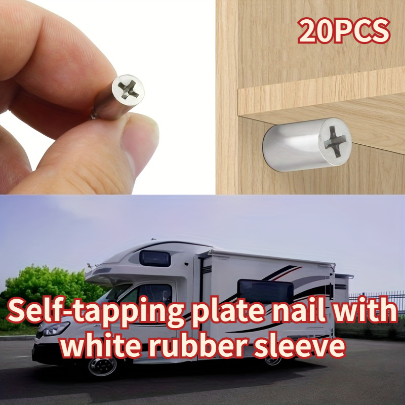 Self tapping Plate Brackets White Rubber Sleeves Punch free - Temu United