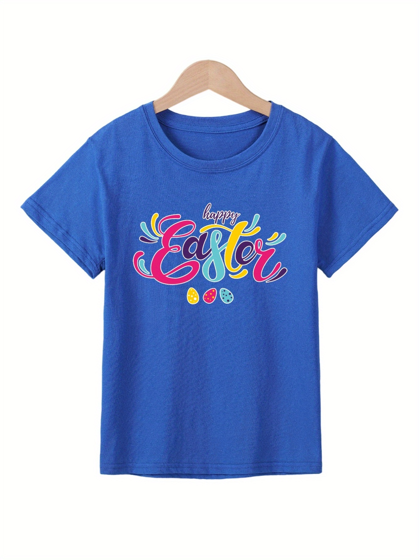 Graffiti Easter Print Boy's Trendy Cotton T shirt Casual - Temu Australia