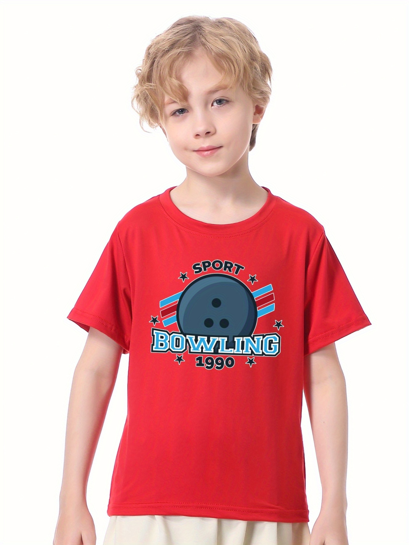 Boys Creative T shirt Print Casual Lightweight Comfy Short - Temu Australia