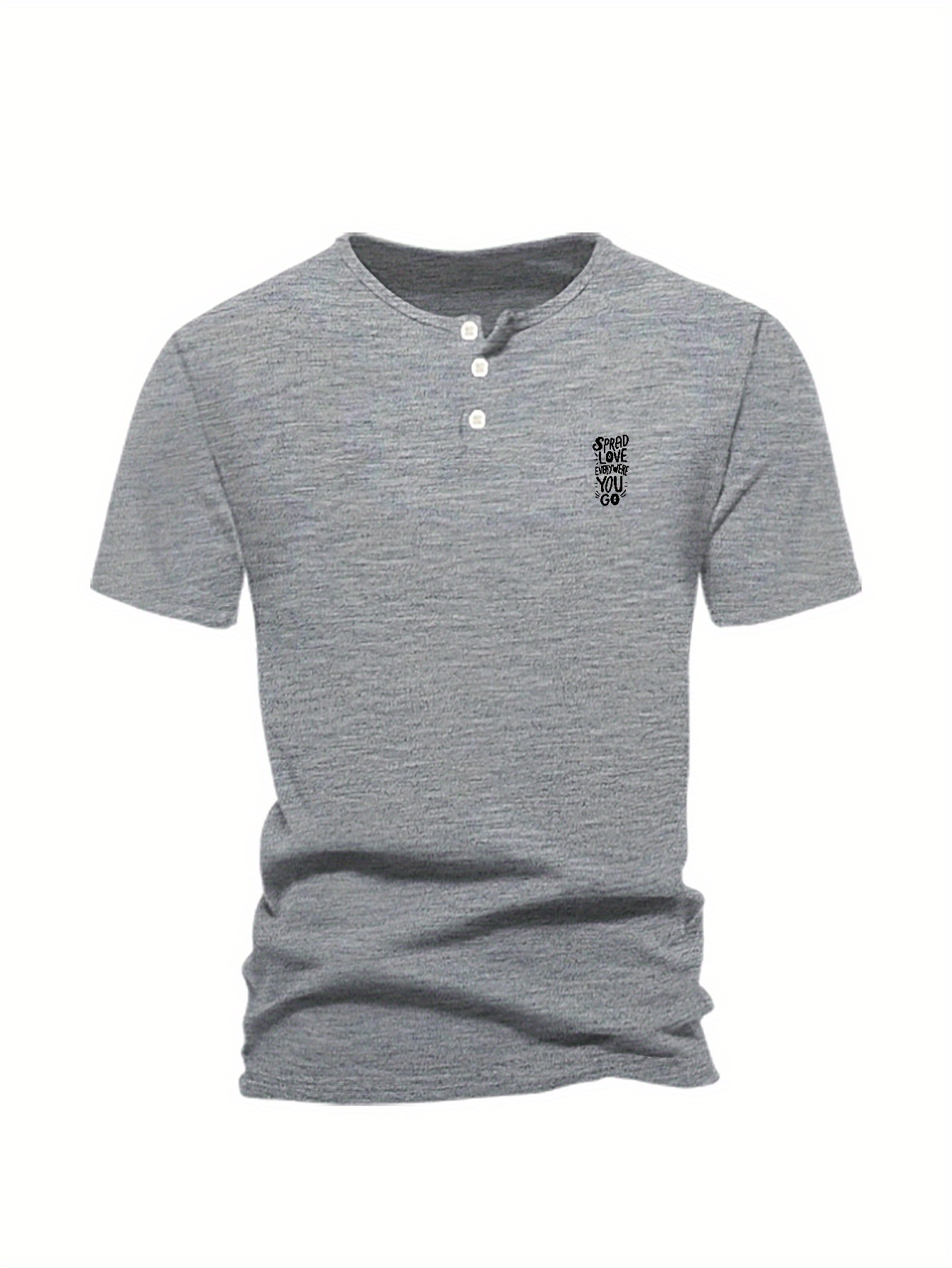 Plus Size Spread Love Everywhere Go Letter Print Men's Short - Temu Canada