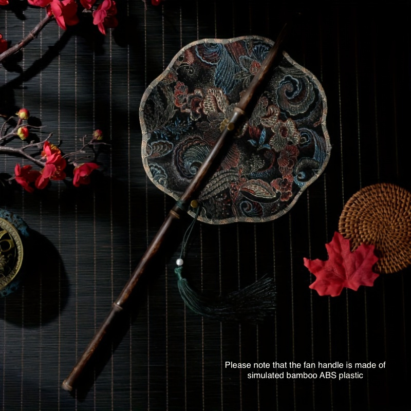 Hanfu Flower Pattern Waist Fan Rollable Foldable Rotating - Temu United ...