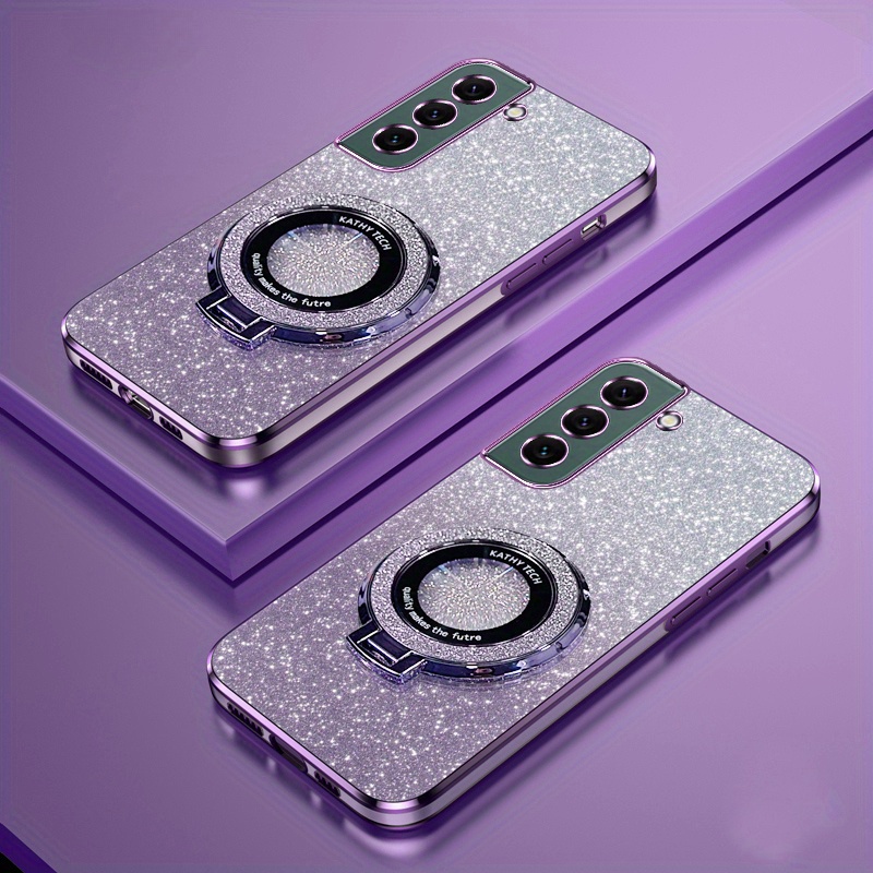 Étui Téléphone Élégant Anneau Dégradé Scintillant - Temu France