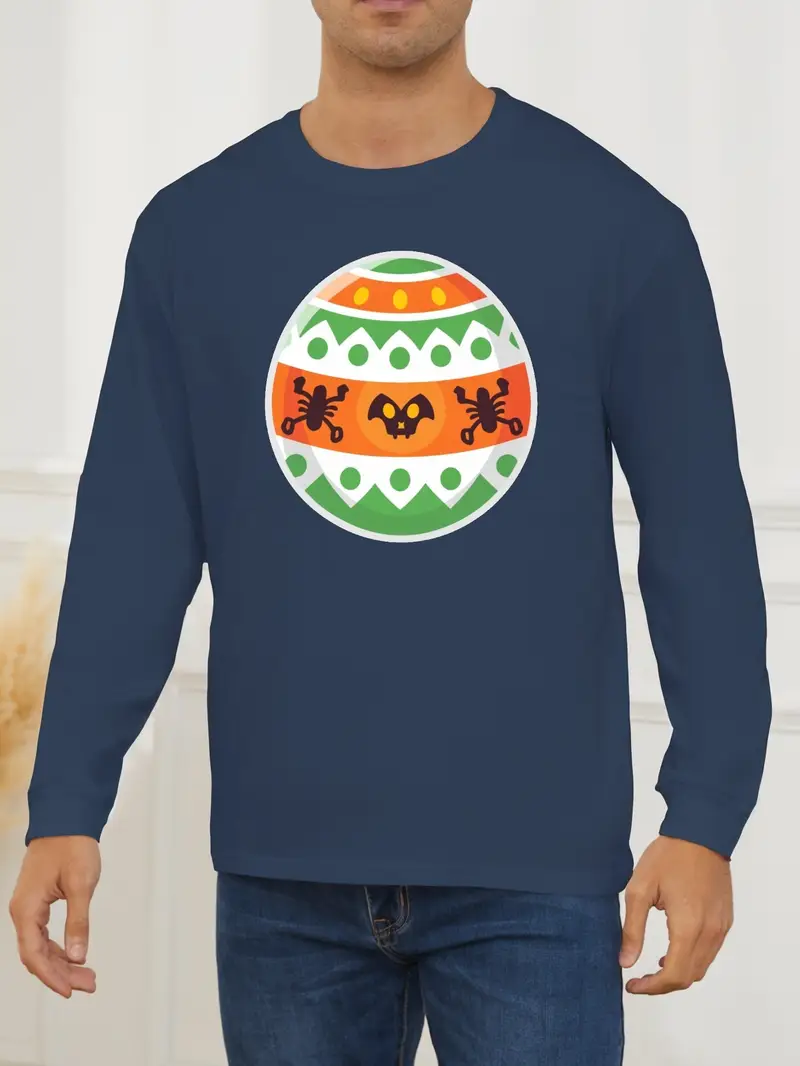 Halloween Themed Easter Egg Print T Shirt Tees Men Casual - Temu New ... Halloween Themed Easter Egg Print T Shirt Tees Men Casual - Temu New ...