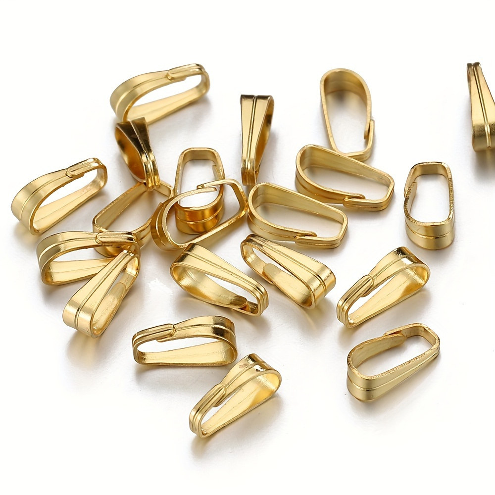 Stainless Steel Buckle Clasp Pendants Charm Connectors Clip - Temu ...