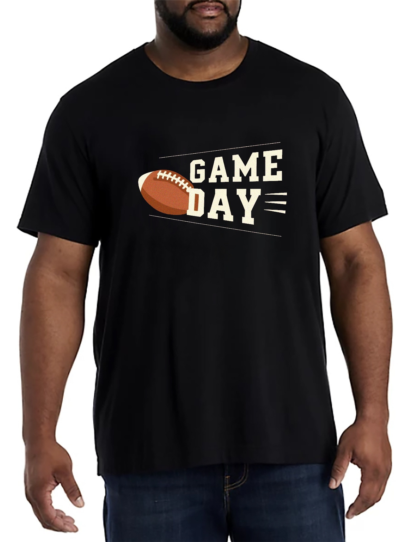 Plus Size Men's Rugby Graphic Print T shirt Casual Comfy - Temu Canada