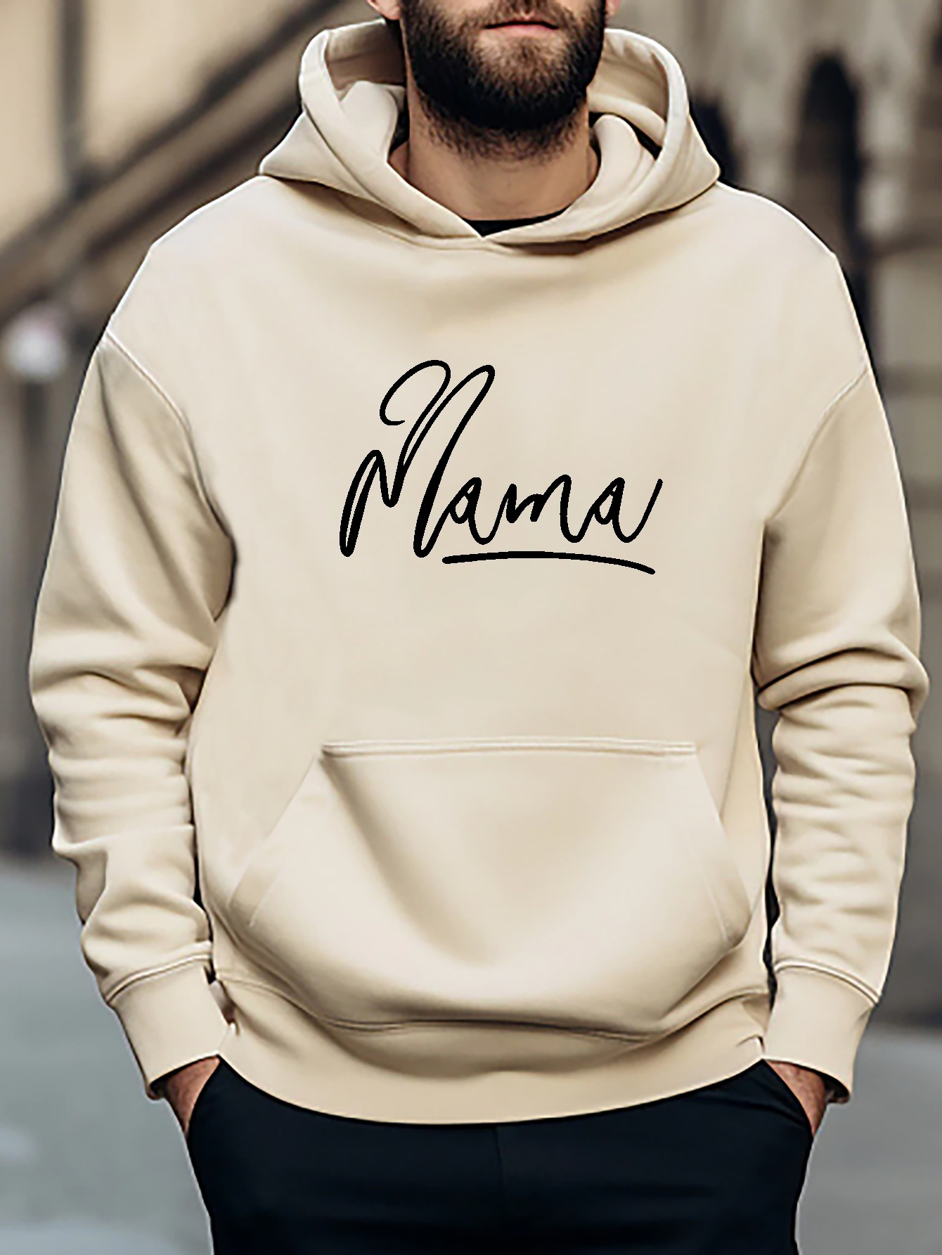 Creative Letter Pattern Print Hoodie Cool Hoodies Men Men's - Temu Canada