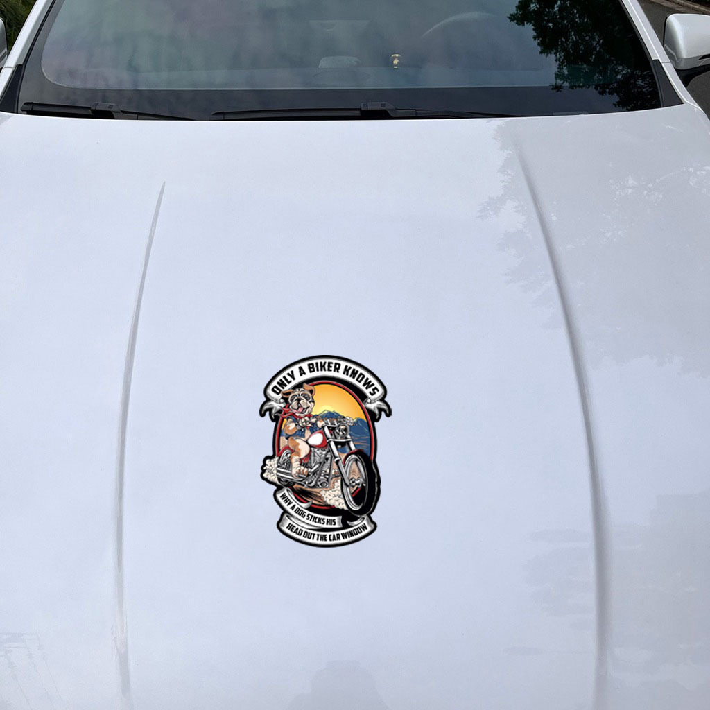 brave puppy riding motorcycle car vinyl sticker decals give - Temu Canada