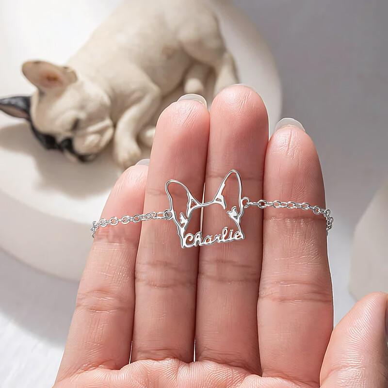 Personalized English Letter Pendant Thin Chain Bracelet - Temu Canada